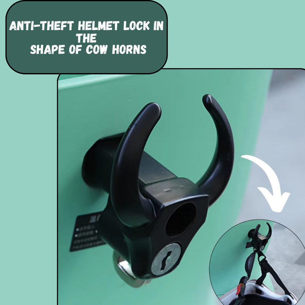 Jual Bulls Lock Gembok Helm Bentuk Banteng Anti Maling Cantolan 2 Kait ...