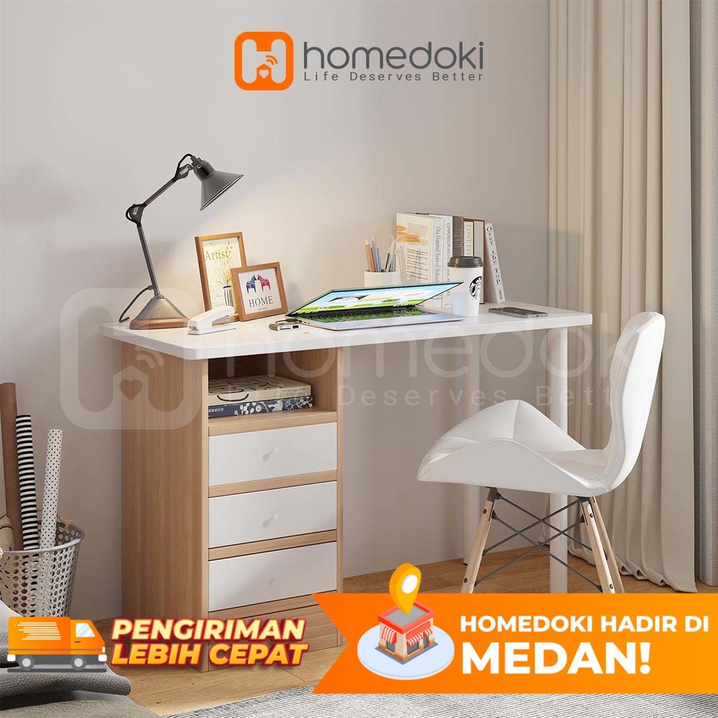 Jual Homedoki Meja belajar/Meja Komputer Minimalis/Meja kerja/ Meja ...