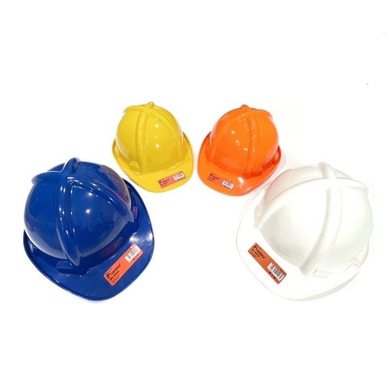 Jual Topi helm proyek safety kuning putih biru ideku | Shopee Indonesia
