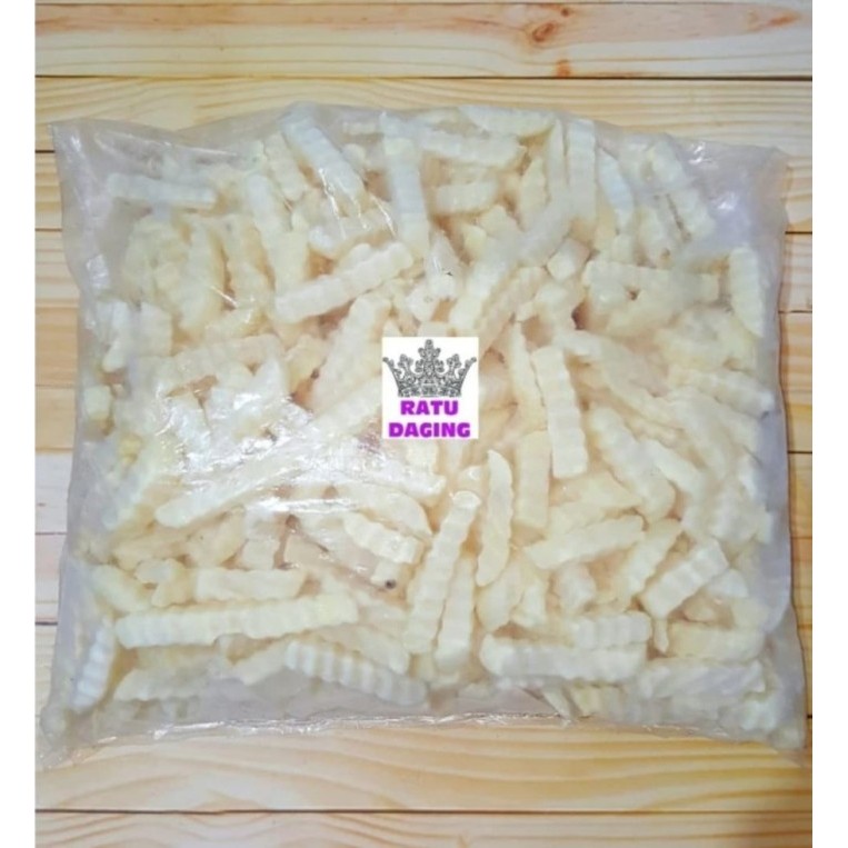 Jual Kentang Crinckle Cut / Kentang Goreng @10kg - HARGA LANGSUNG 10kg ...
