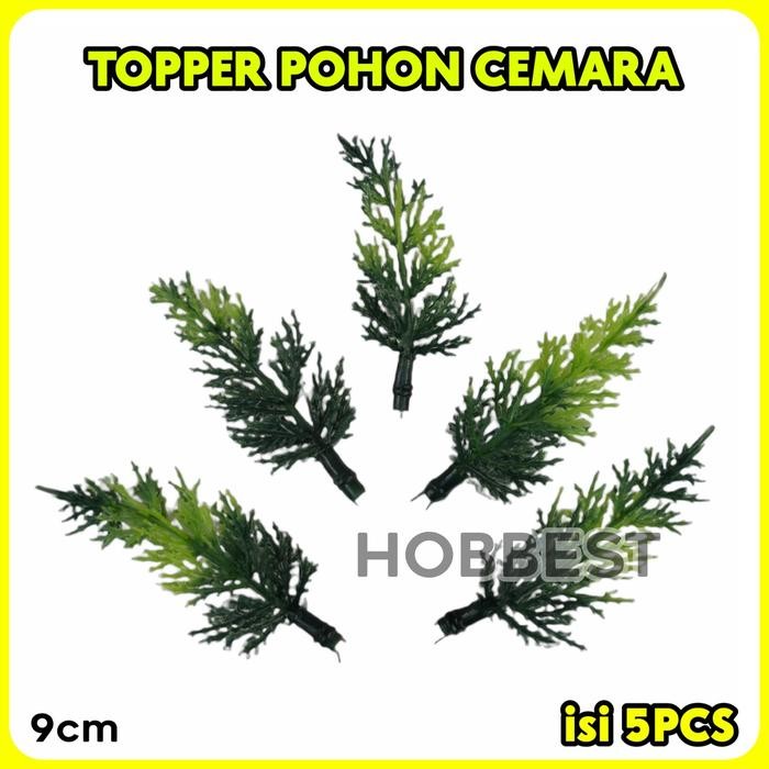 Jual Topper Kue Set RUMPUT BUNGA POHON KELAPA CEMARA - Hiasan Dekorasi ...