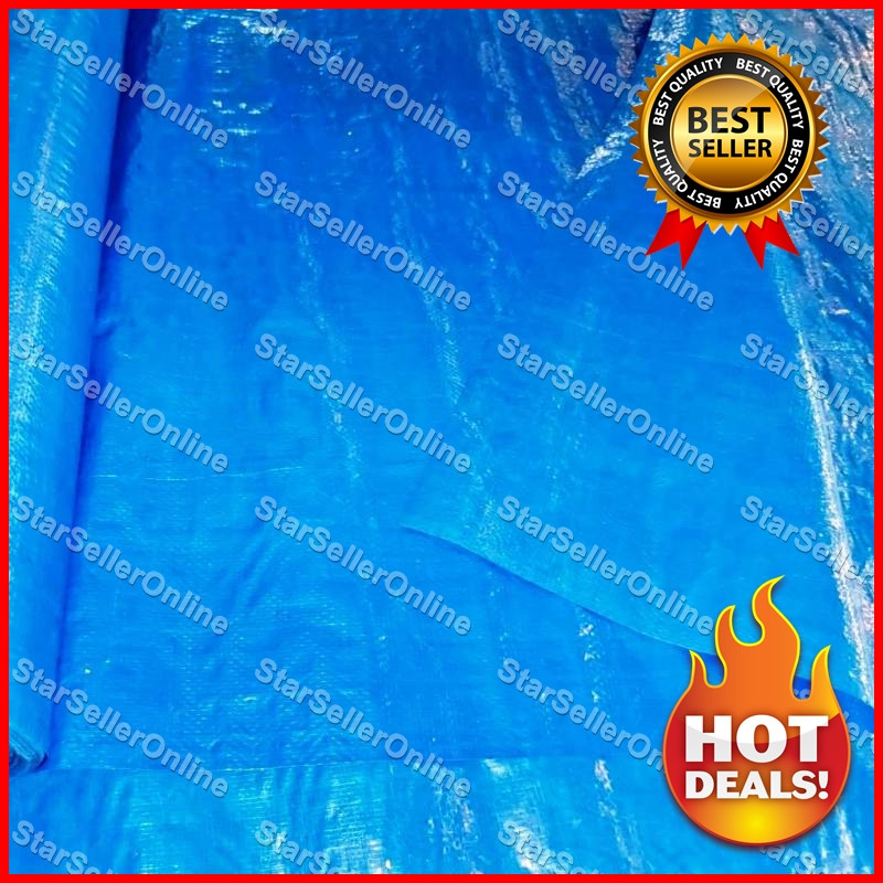 Jual TERPAL TENDA A3 Ukuran 5x5 METER Biru Biru | Shopee Indonesia