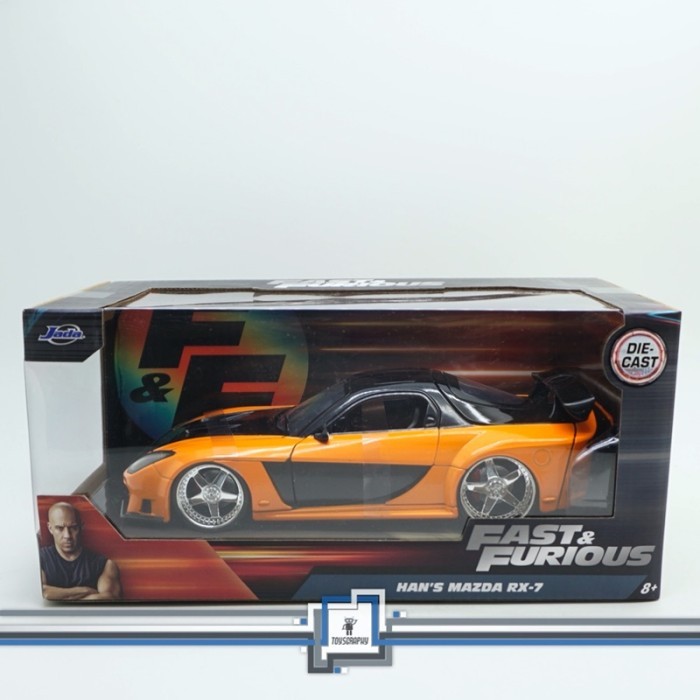 Jual Jada Fast and Furious 1:24 Han's MAZDA RX7 RX-7 RX 7 Tokyo Drift Diecast 1/24 | Shopee ...