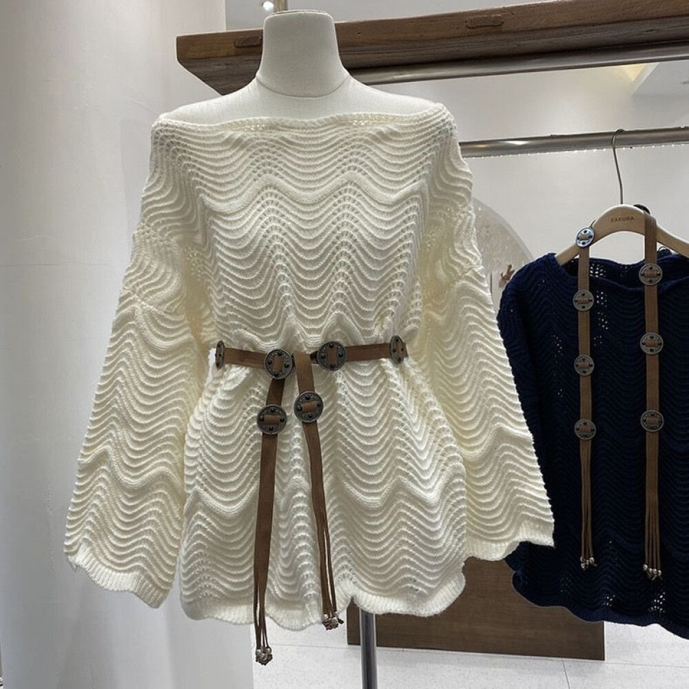 Jual [ready stock] One - piece Off - shoulder | Garis Bertekstur | Gaya ...