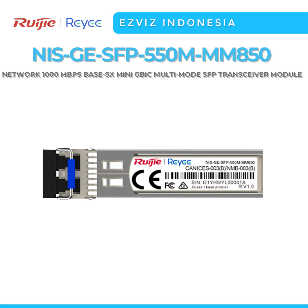 Jual RUIJIE REYEE NIS-GE-SFP-550M-MM850 NETWORK 1000 MBPS BASE-SX MINI ...