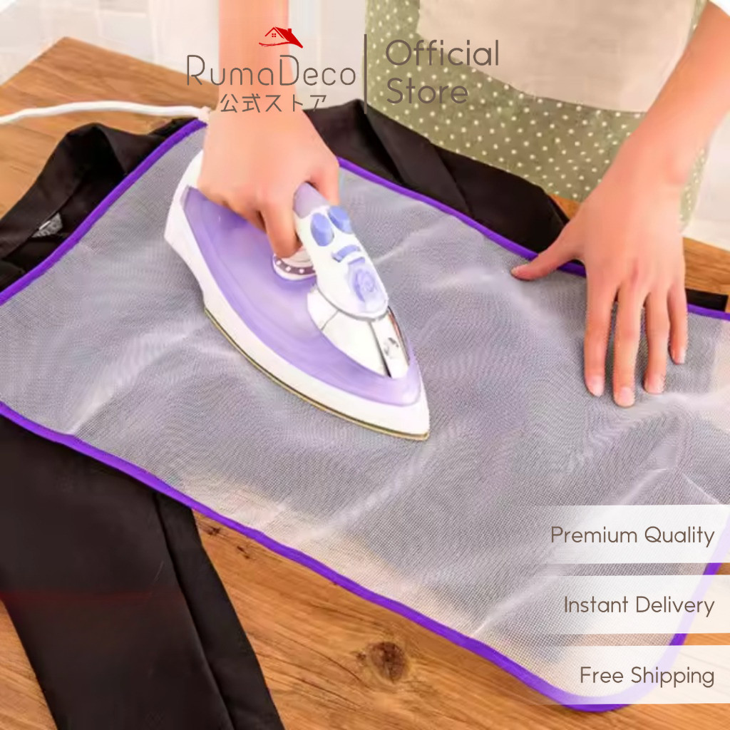 Jual 「 RUMADECO 」 Alas Setrika Baju Anti Panas | Tatakan Kain Jaring ...