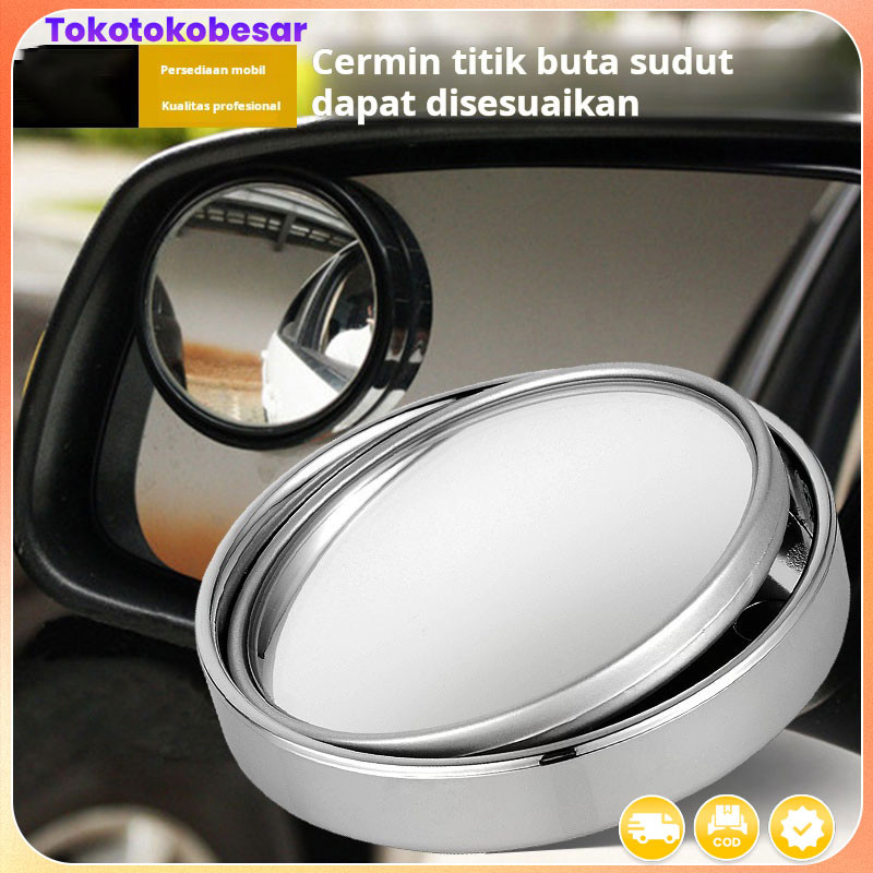 Jual Kaca spion mobil bulat kecil, kaca spion mundur, kaca spion titik ...