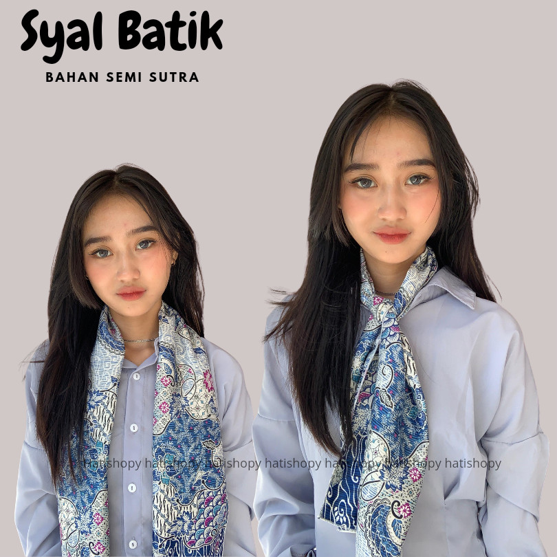 Jual TERLARIS RIMBA - Syal Batik Leher Wanita Pria Scarf Dasi Ospek ...