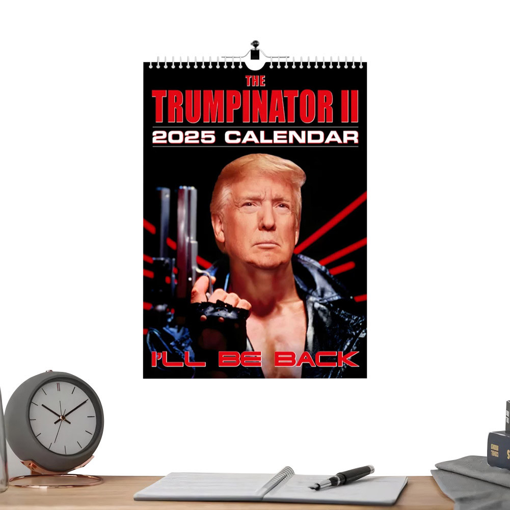 Jual Trump Calendar 2025 Tough Guy Donald Trump Hanging Calendar Funny ...