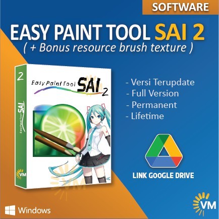Jual PAINT TOOL SAI 2 FULL VERSION LIFETIME DIGITAL PAINTING DRAW ...