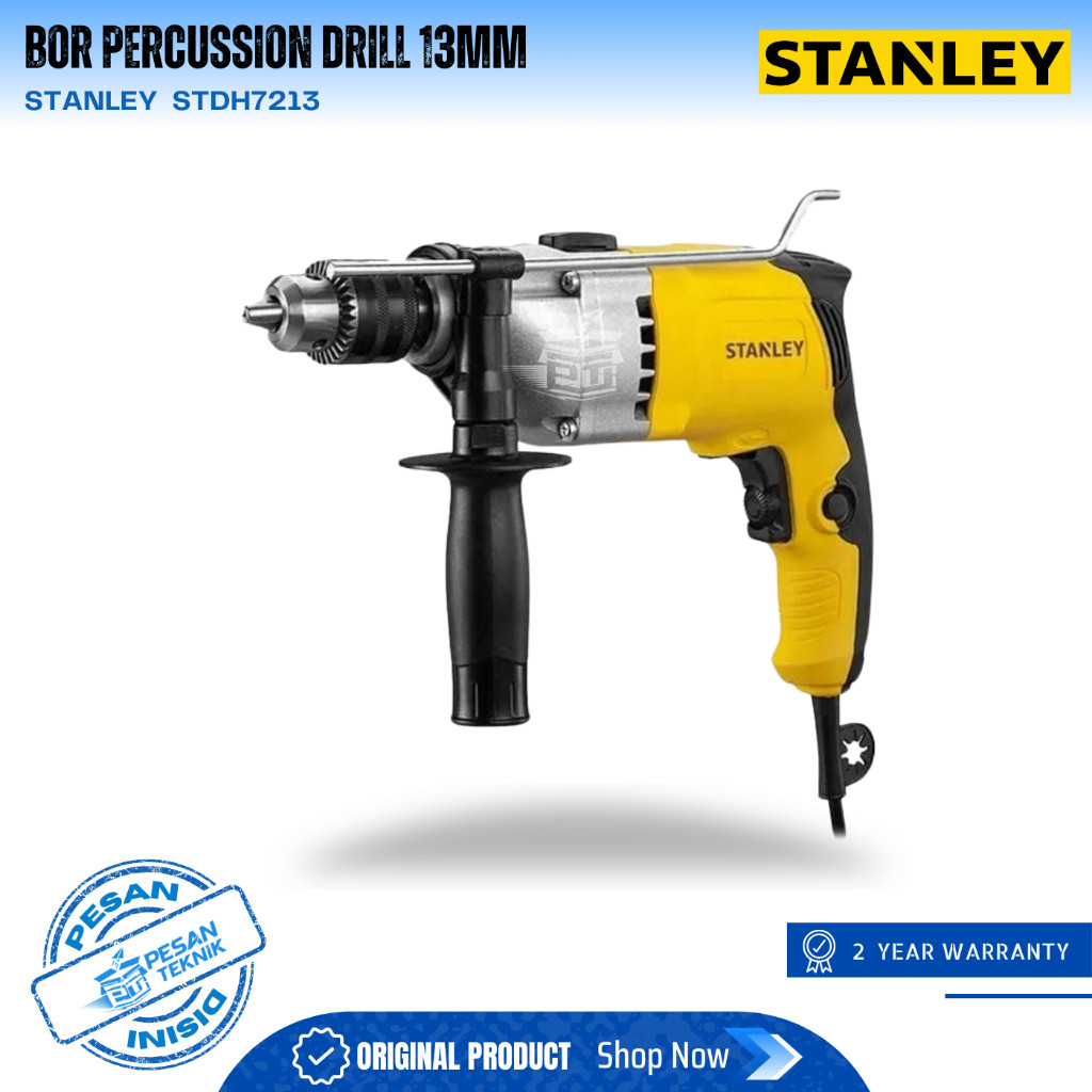 Jual Mesin Bor Drill listrik 13mm percussion Drill 720W Stanley ...