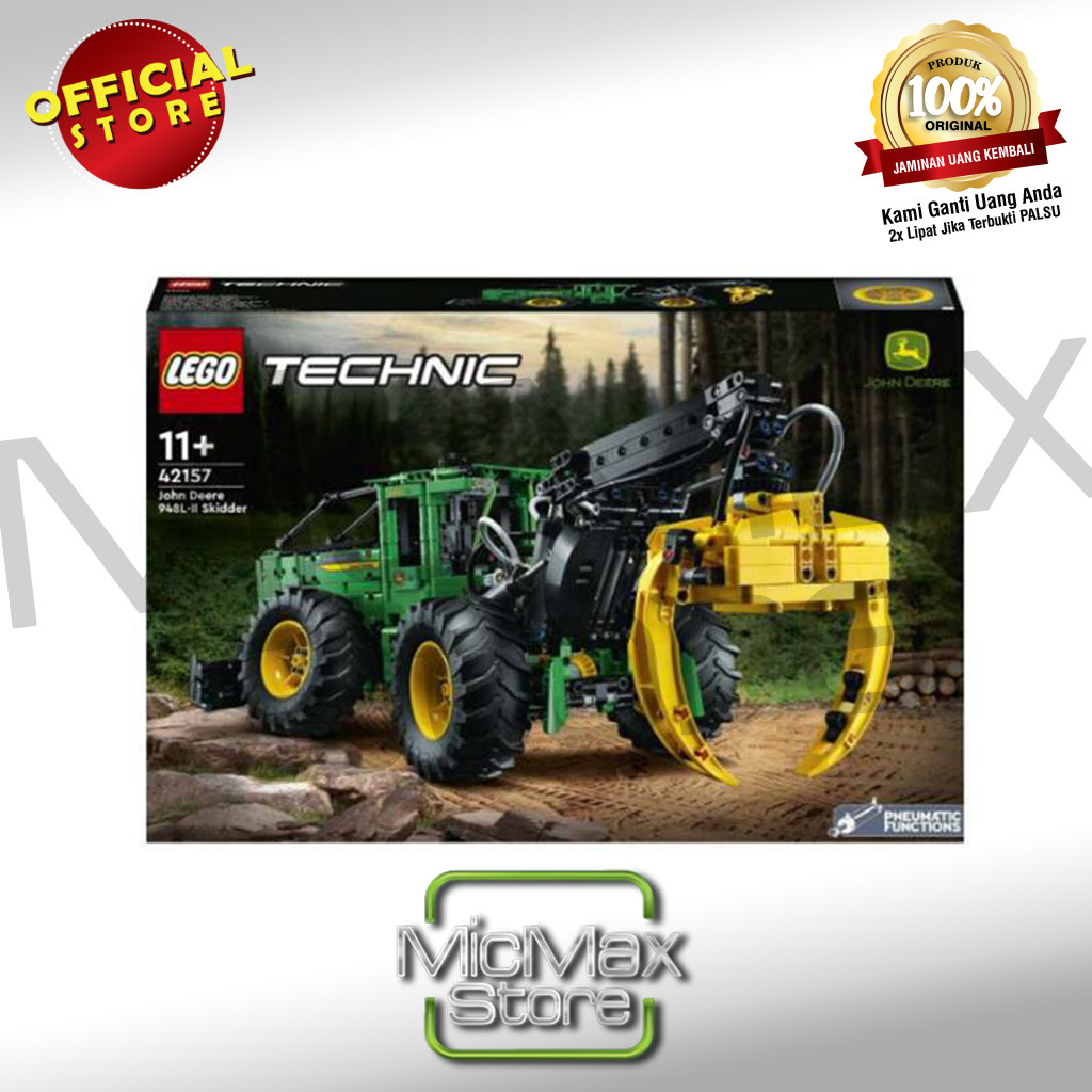 Jual LEGO Technic John Deere 948L-II Skidder Building Toy Set 42157 ...