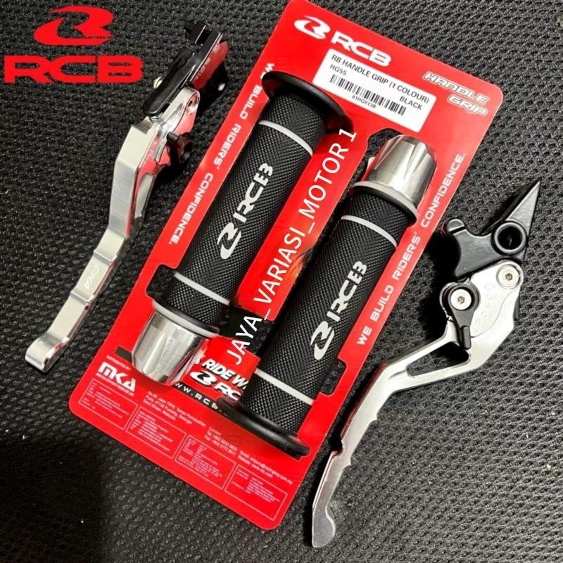 Jual RCB Original Handgrip bintik model55 ORYGINAL + Jalu Stang CNC ...