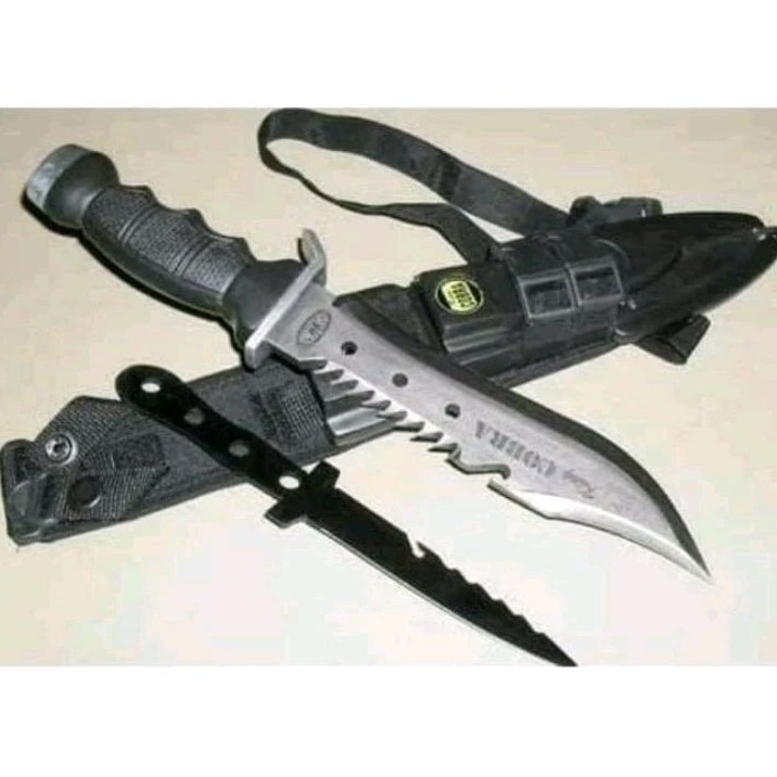 Jual PISAU RAMBO ORIGINAL BAJA/Promo Pisau Berburu Comando King Kobra ...