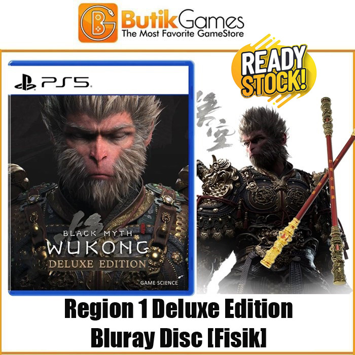 Jual Black Myth Wukong PS5 Deluxe Edition [Bluray Disc R1] | Shopee ...