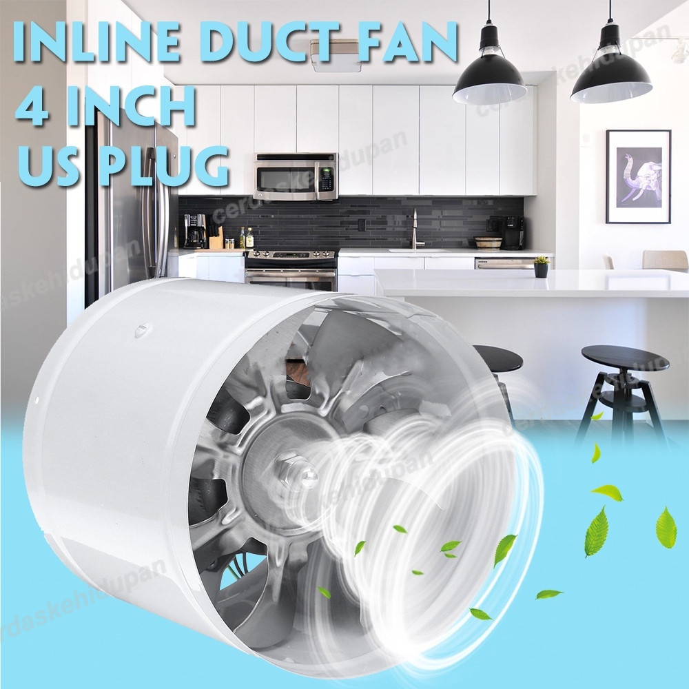 Jual Exhaust Fan Inline Duct Kitchen Extractor Metal Toilet Fan ...