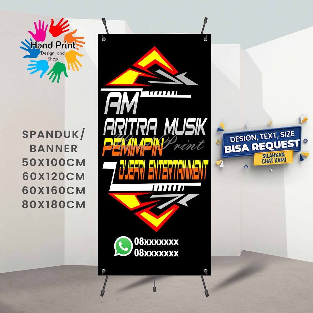 Jual Cetak Spanduk Banner Audio Musik Entertainment MMT Spanduk Custom ...