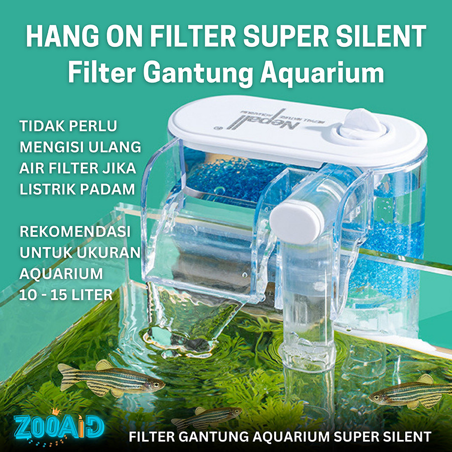 Jual FILTER GANTUNG AQUARIUM LISTRIK & USB /HANGING HANG ON FILTER ...