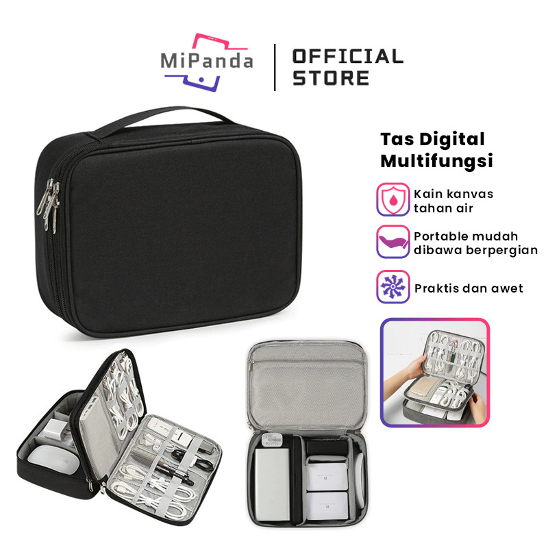 Jual Mipanda Multi-function Digital Organizer Bag Double Layer Lensa ...
