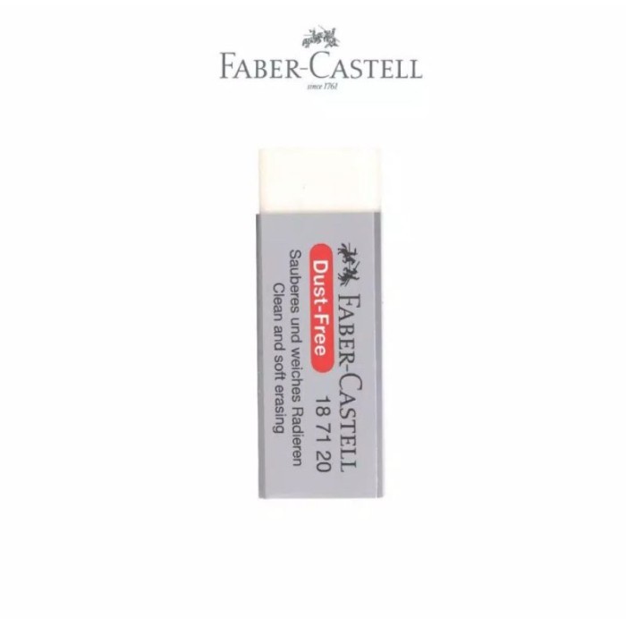 Jual Penghapus Pensil / Eraser Faber-Castell Dust Free Besar Putih ...