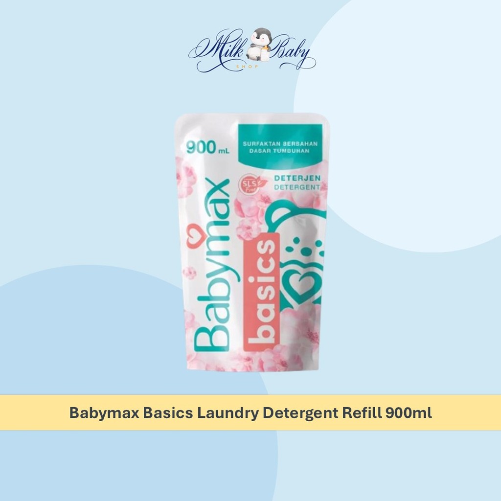 Jual Babymax Basics Laundry Detergent Refill 900ml | Shopee Indonesia