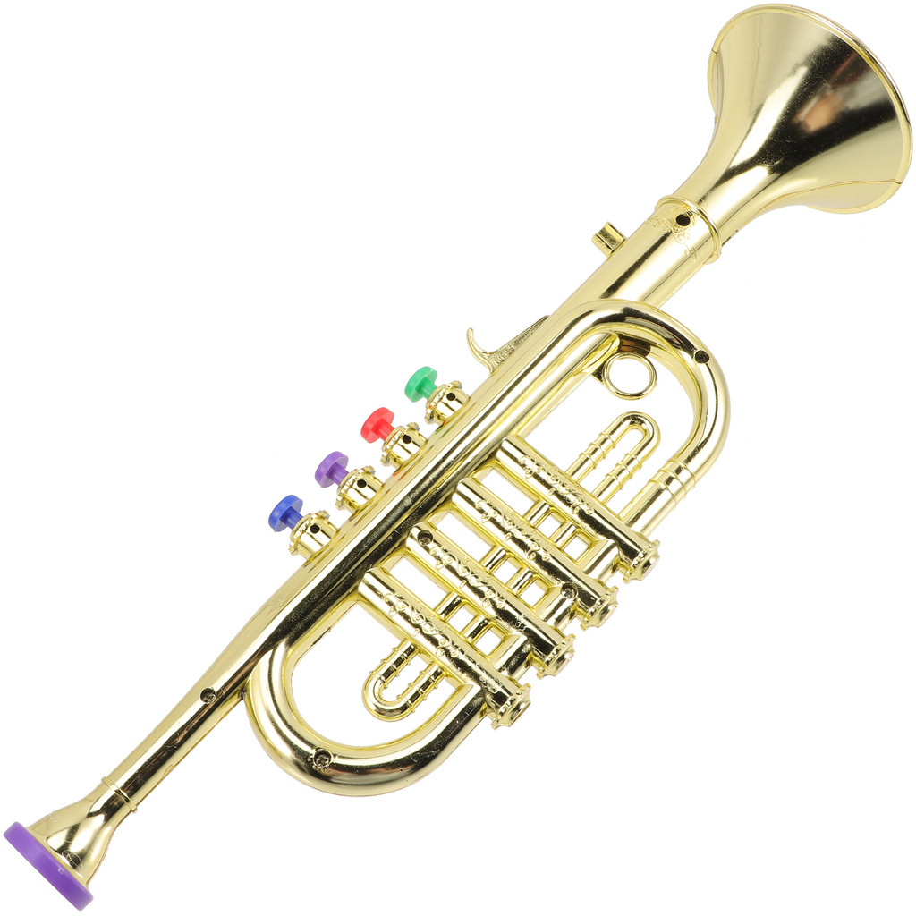 Jual Musical Instrument Trumpet for Children Kids Toy Realistic Horn ...