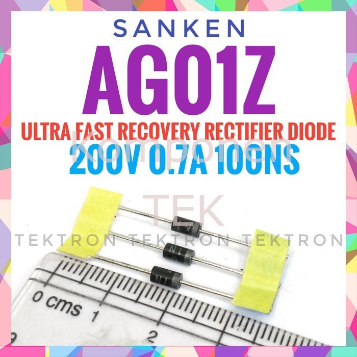 Jual Sanken AGO1S 0.7A 200V 100ns Ultra Fast Recovery Rectifier Diodes | Shopee Indonesia