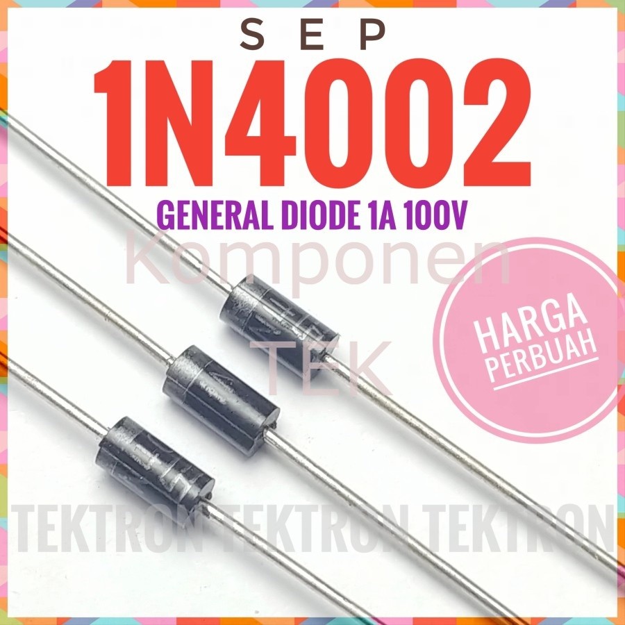 Jual SEP 1N4002 Diode 1A 100V General Purpose 4002 IN4002 Dioda ...