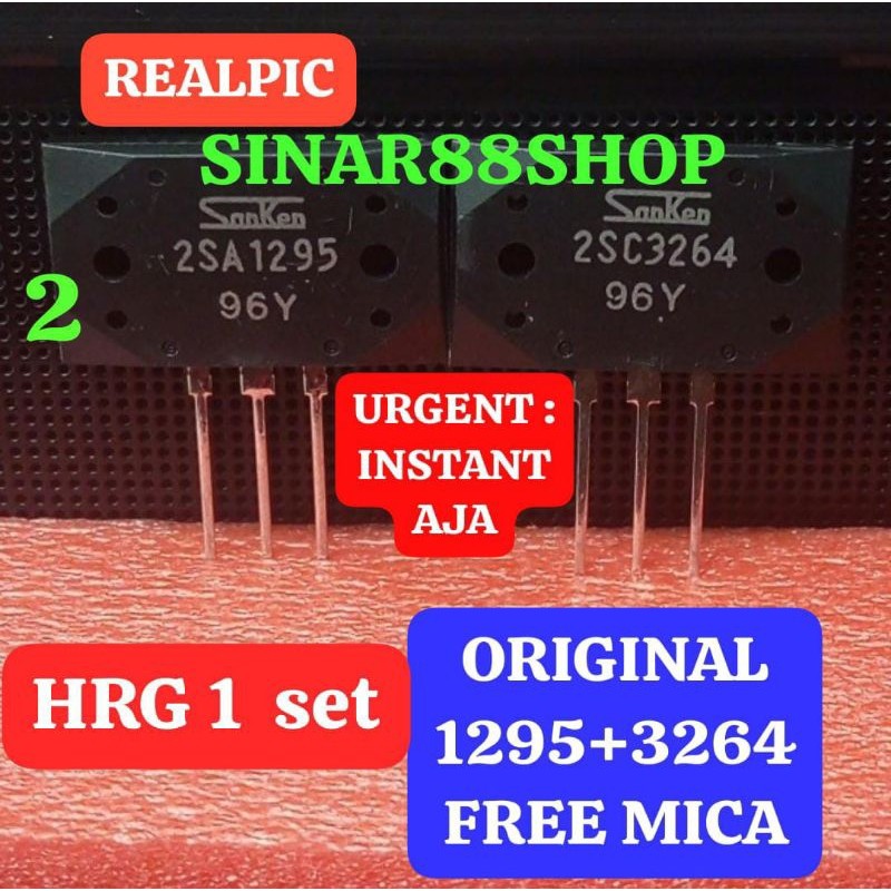 Jual 1set 2SA1295 2SC3264 2SA 2SC 1295 3264 SA1295 SC3264 SANKEN ...