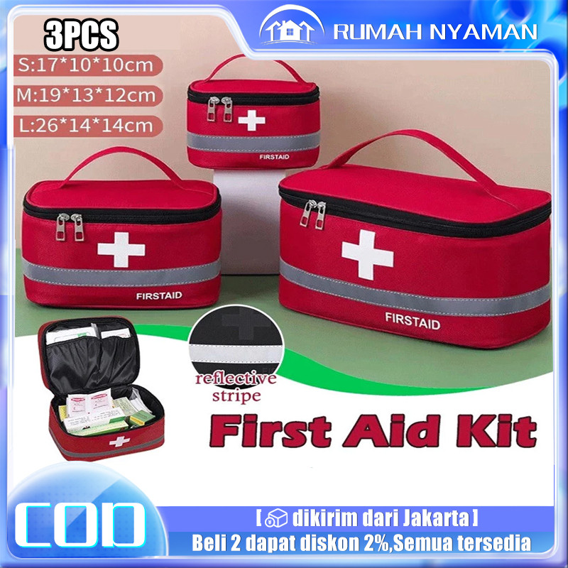 Jual Medical Kit Bag Serbaguna Tas Emergency Kit Di Rumah Tas P3k Medis ...