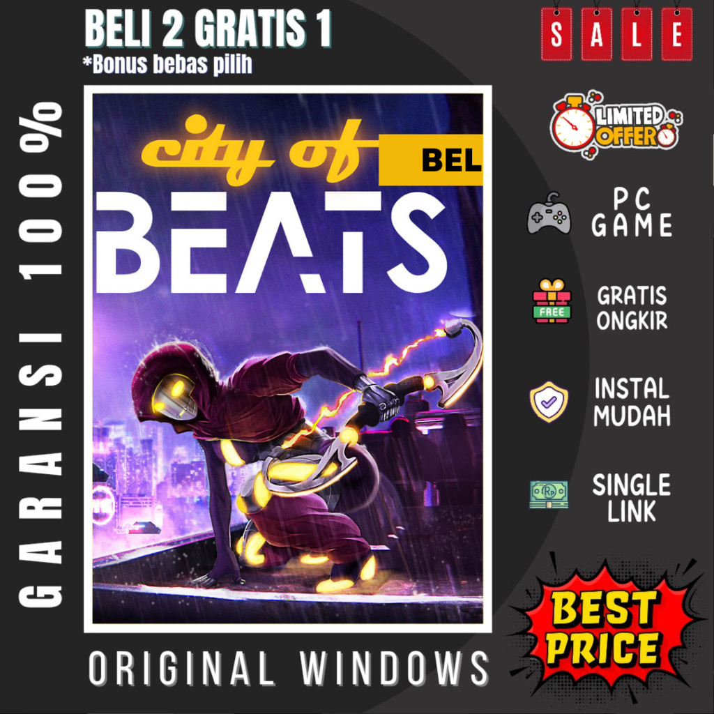 Jual CITY OF BEATS - GAME PC - GAME LAPTOP - PC GAMES - BELI 2 GRATIS 1 ...