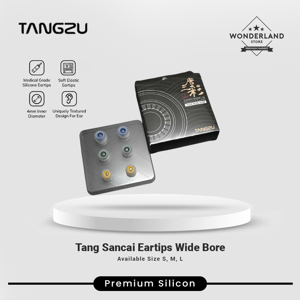 Jual Tangzu Tang Sancai Wide Bore Premium Eartips for In Ear Monitor ...