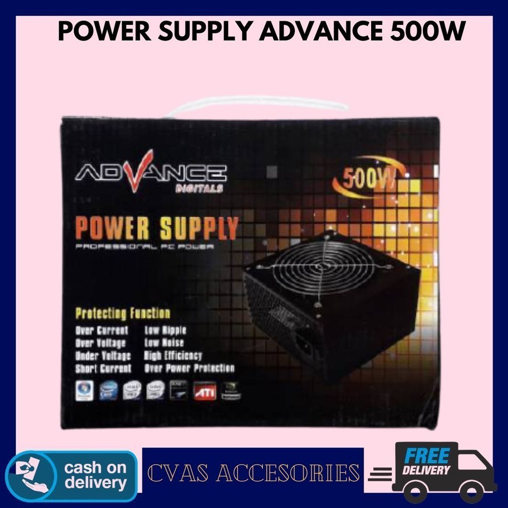 Jual Advance Power Supply 500W V-3130 Black | Shopee Indonesia