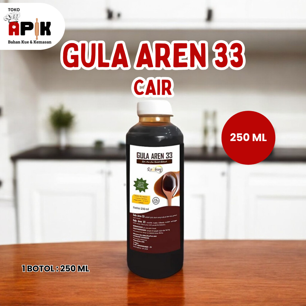 Jual GULA AREN 33 CAIR MAKANAN MINUMAN 250ML | Shopee Indonesia