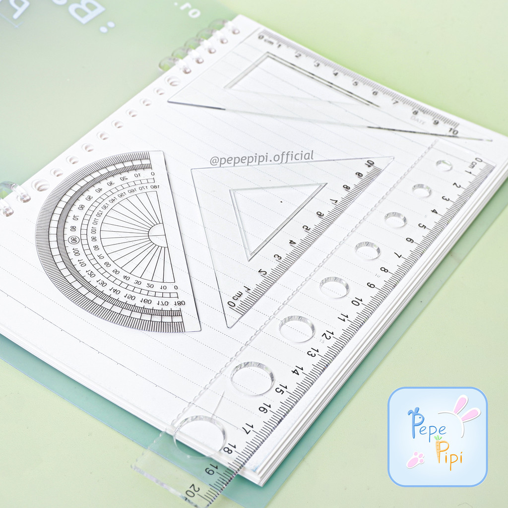 Jual Penggaris Set 4 in 1 Sanrio PGG-1818 Garisan Ruler Multifungsi ...