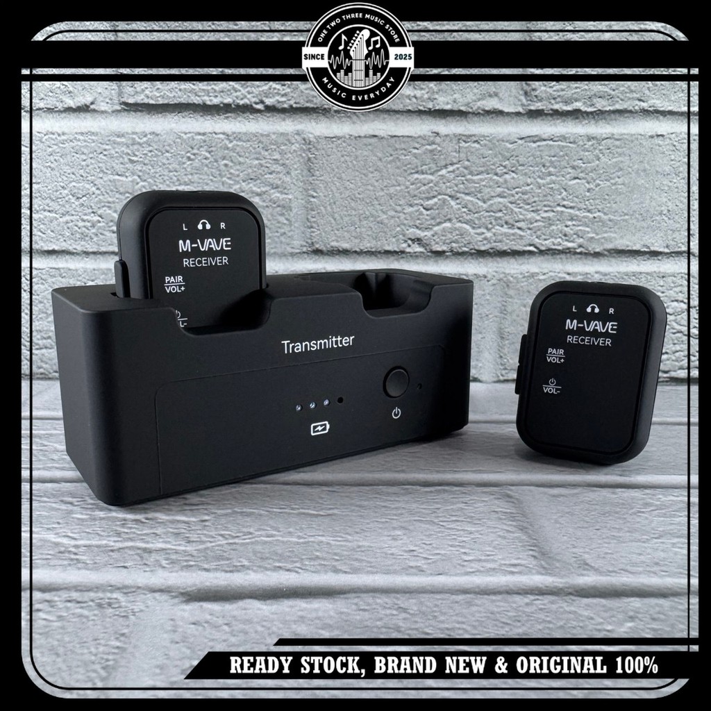 Jual Earphone Monitor Wireless IEM 2.4Ghz M-VAVE SWS12 SWS-12 WP-12 ...