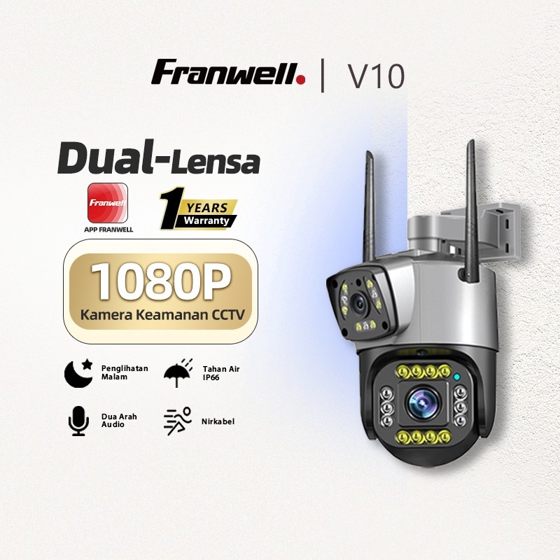 Jual FRANWELL CCTV Camera Outdoor Camera HD Wi-Fi Tahan Air Kamera ...