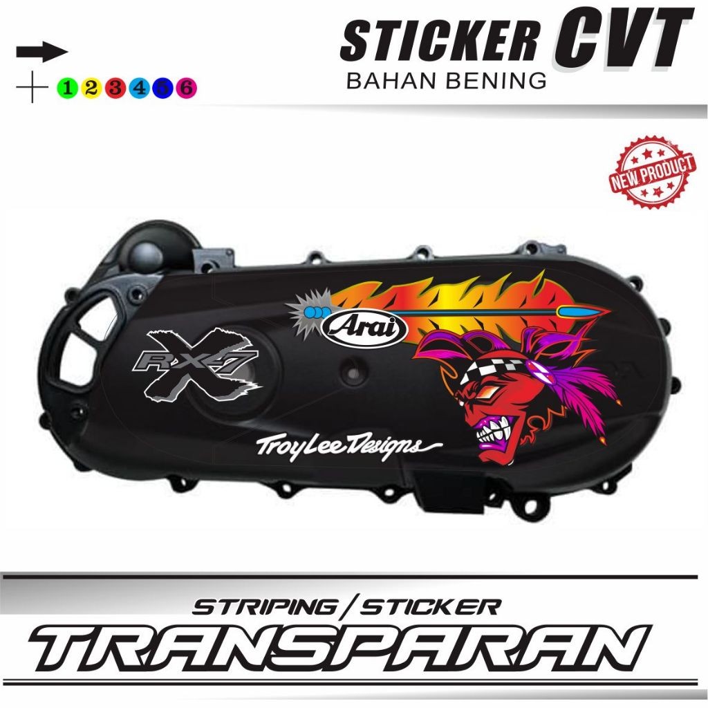 Jual STICKER VARIASI STIKER TRANSFARAN / STRIPING BENING BAK CVT ...