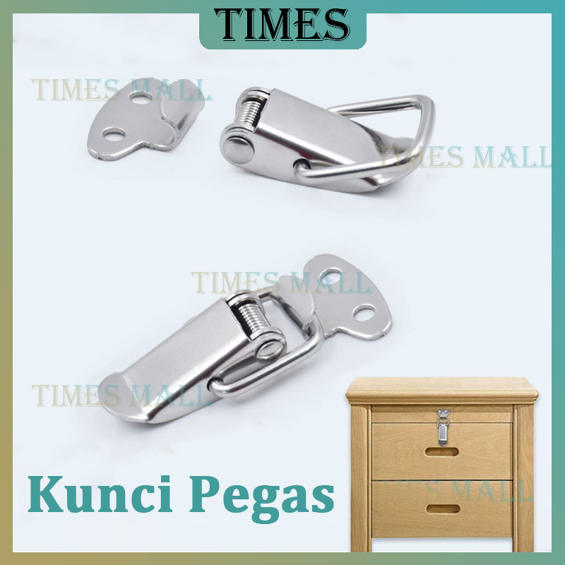 Jual 5PCS Kunci Spring Loaded Toggle Catch Hasp / Kaitan Peti Grendel ...