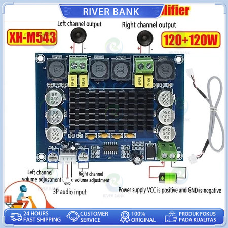Jual TPA3110 XH-A232 POWER AMPLIFIER CLASS D 30W+30W 2.0 DIGITAL STEREO ...