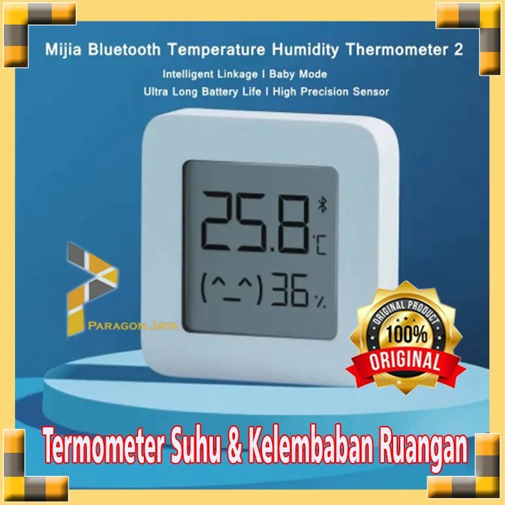 Jual Smart Digital Thermometer 2 Mijia Bluetooth Sensor Kelembaban ...