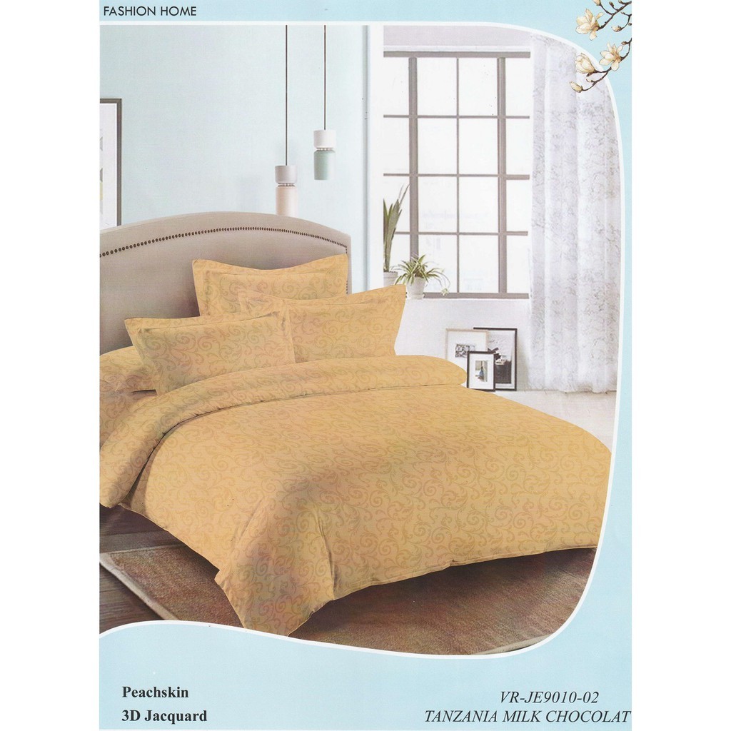 Jual Bedcover Polos Jacquard Emboss VR-JE9010 | Shopee Indonesia