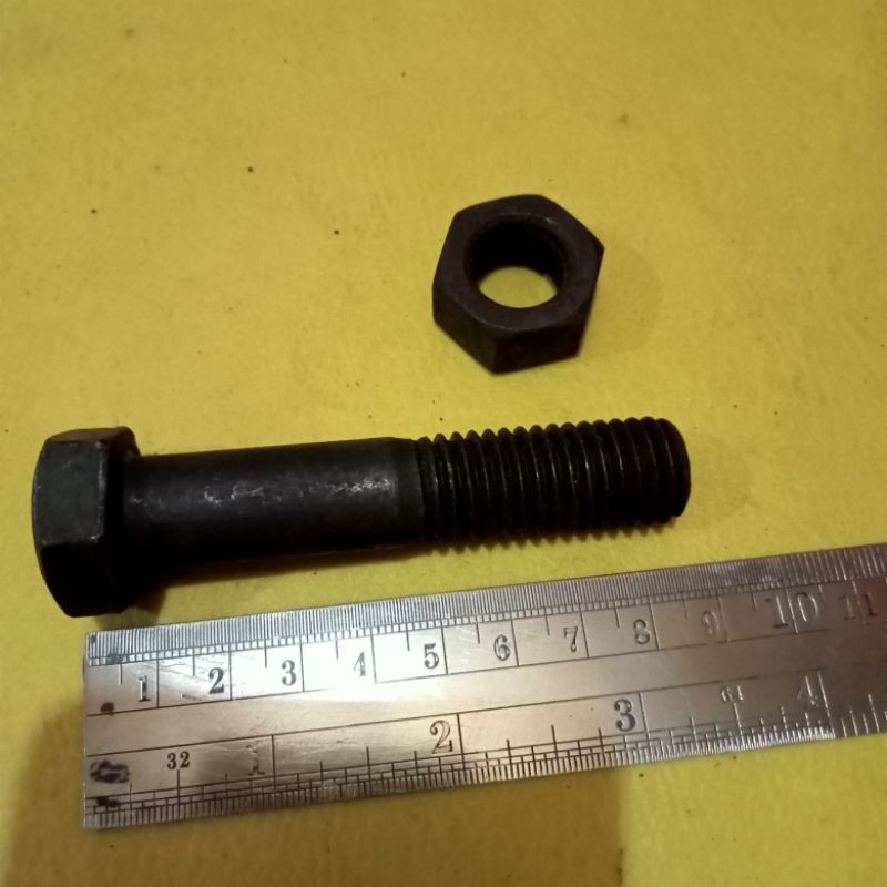 Jual baut baud mur baja kunci 24 panjang 8,5cm | Shopee Indonesia