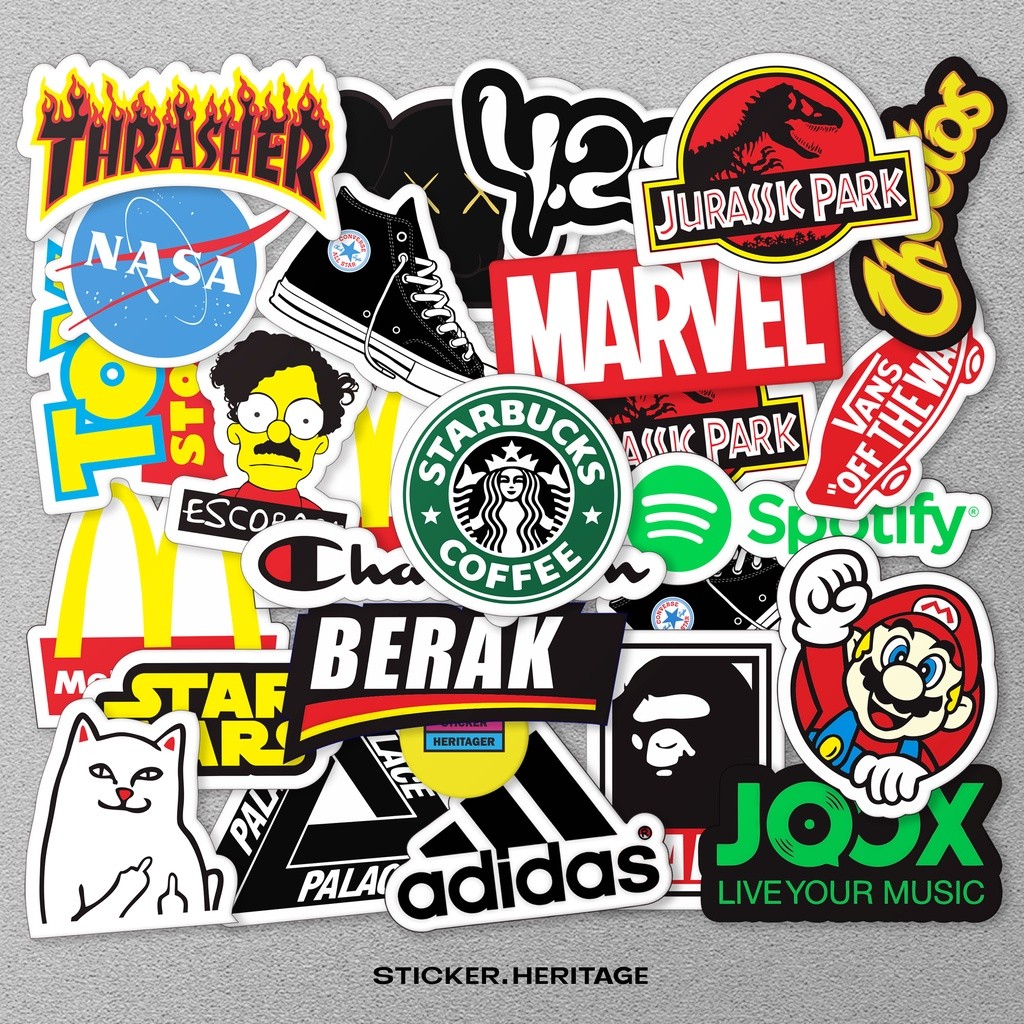 Jual Stiker Aesthetic LAPTOP Pack Series | STIKER TUMBLER HP | STIKER ...