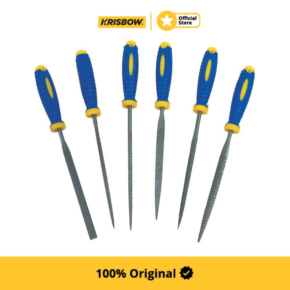 Jual Krisbow Set Alat Kikir 16 cm 6 Pcs - Biru | Shopee Indonesia