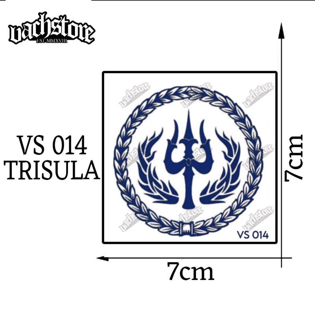 Jual Semi Permanen Tato Logo Trisula Pagar Nusa Tahan Sebulan Temporary ...