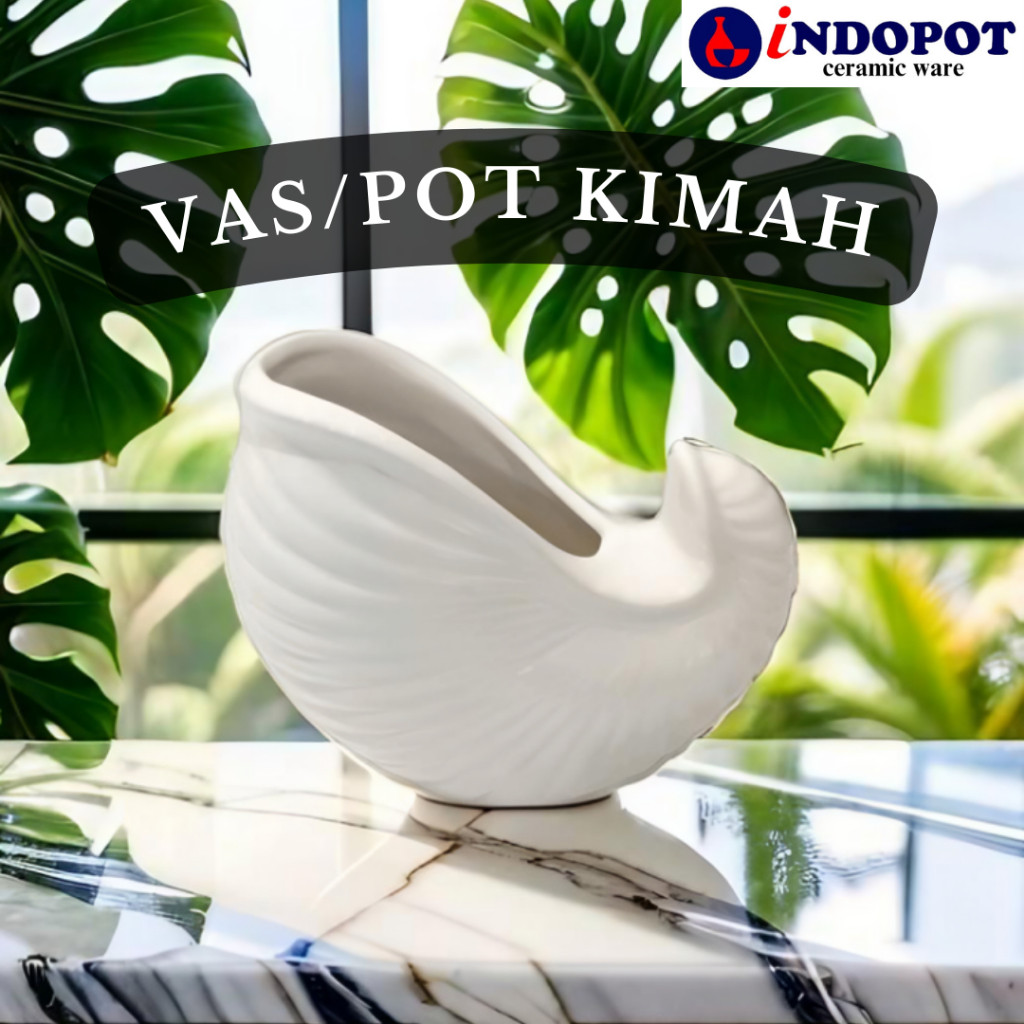 Jual Vas Pot Bunga Keramik Model Hewan Kimah untuk tanaman Hias / Hidup ...