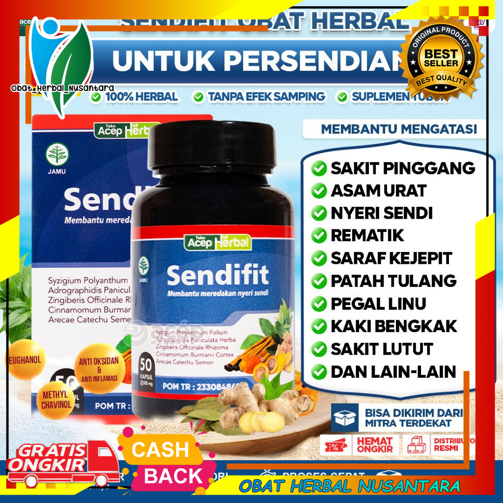 Jual Acep Herbal - SendiFit Obat Nyeri Sendi Asam Urat Rematik Saraf ...