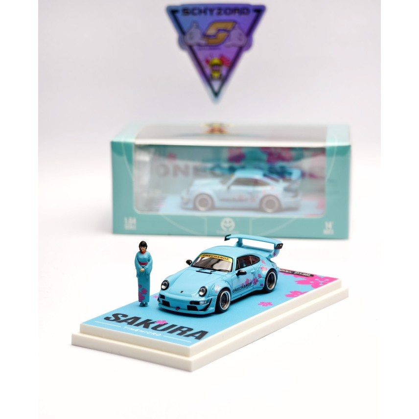 Jual Time Micro Porsche RWB 964 GT Wing Sakura Japan Kimono Girl FIGURE ...