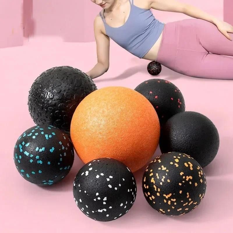 Jual EPP Fitness Ball Double Lacrosse Massage Ball Set Mobility Peanut ...